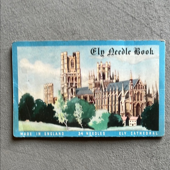 Vintage | Other | Vintage Ely Needle Book With Ely Cathedral Design ...